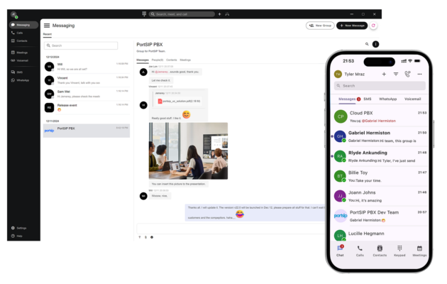 PortSIP ONE App for PC, Mac, iOS, Android